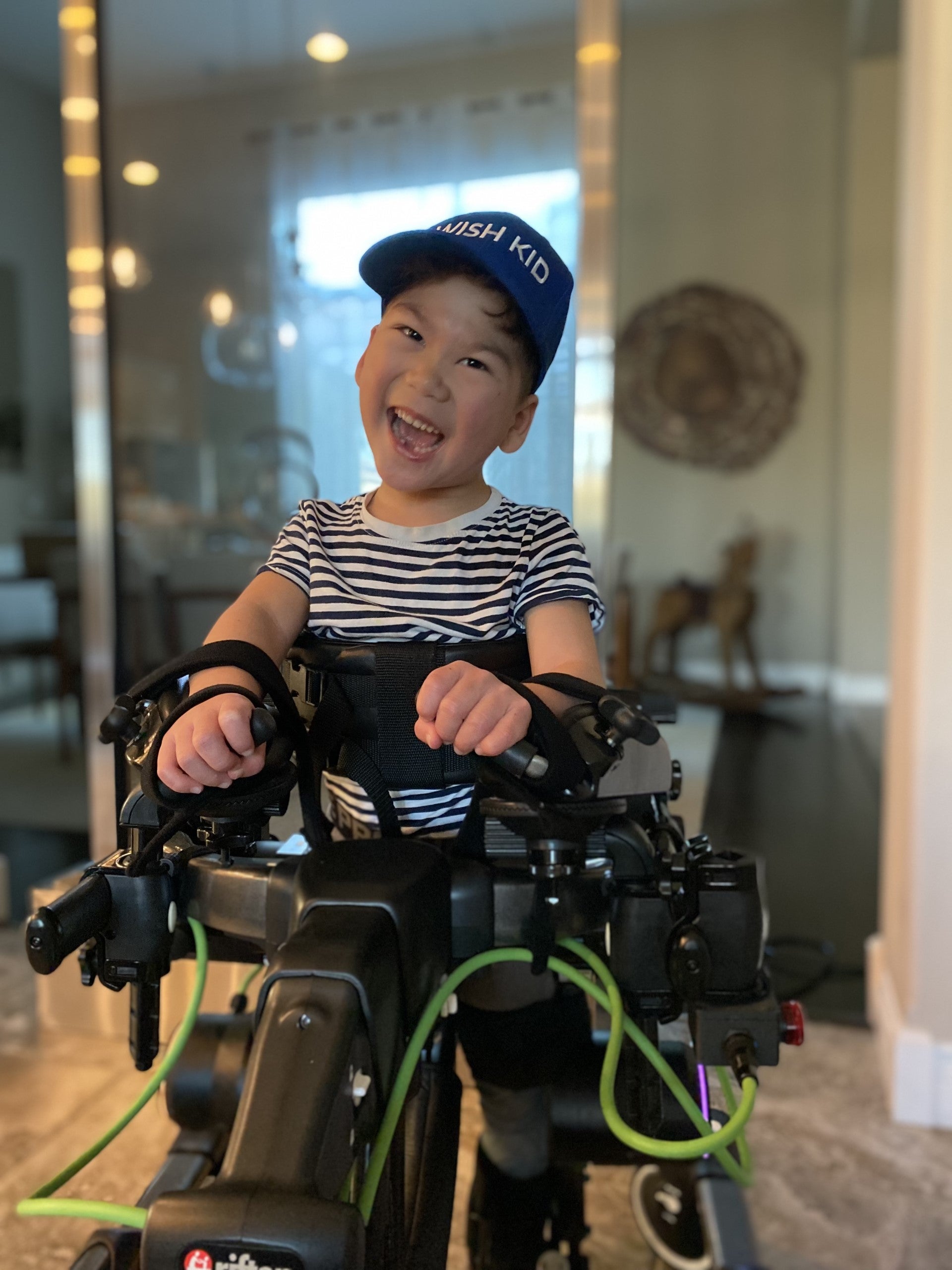 Asher makes incredible strides with his wish to walk